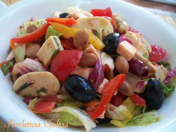 insalata di pollo rustica | Forchettina Golosa